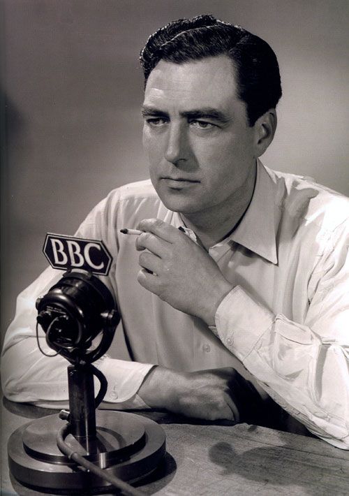 John Arlott in a post-war posed BBC shot | ESPNcricinfo.com