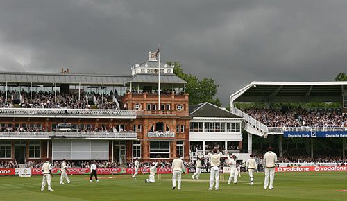 A wide-angle view of the first Test between England and West Indies at ...