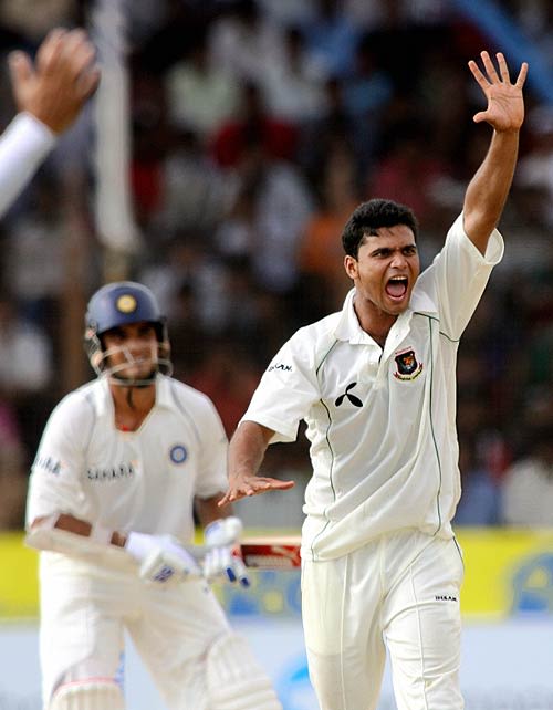 Mashrafe Mortaza appeals against Sourav Ganguly | ESPNcricinfo.com