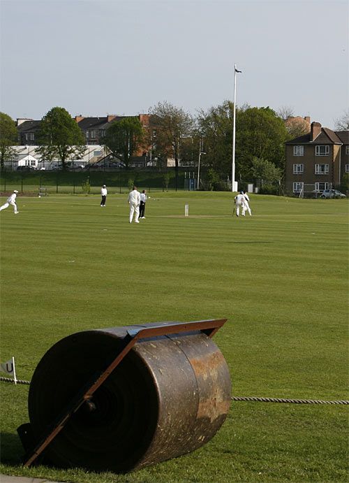 A rusty old roller at Clydesdale Cricket Club's ground at Titwood ...