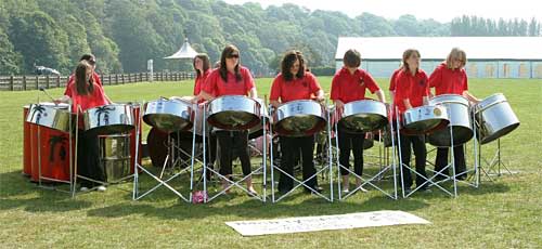 A steel band drums up some amusement | ESPNcricinfo.com