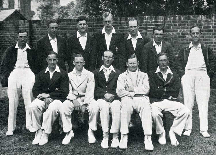 The England XII for the Lord's Test of 1932 against India ...