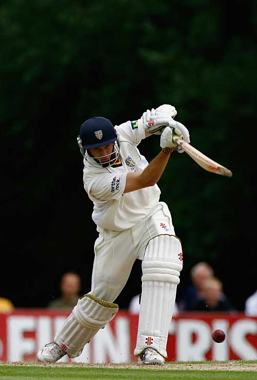 Dale Benkenstein drives during his 32 | ESPNcricinfo.com