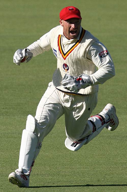 Shane Deitz celebrates a dismissal | ESPNcricinfo.com