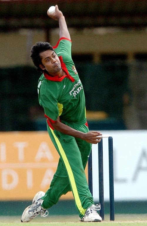 Syed Rasel took two crucial wickets in the first ODI versus Sri Lanka ...