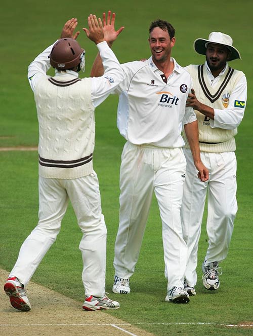 Matthew Nicholson celebrates a wicket | ESPNcricinfo.com