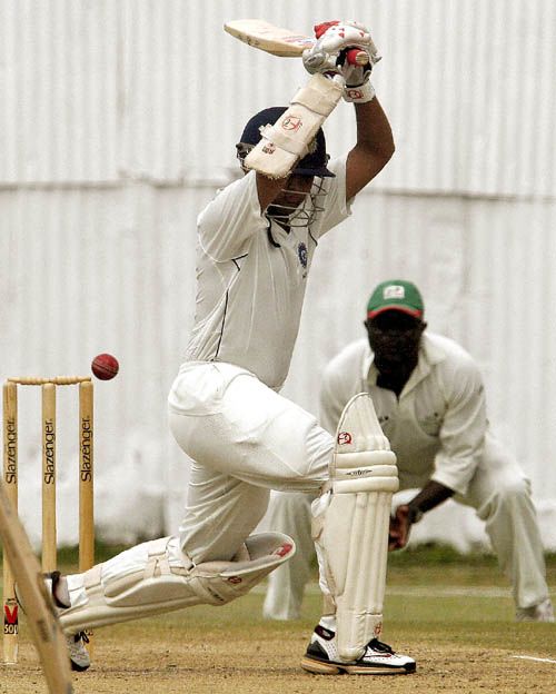 Parthiv Patel shoulders arms during his century | ESPNcricinfo.com