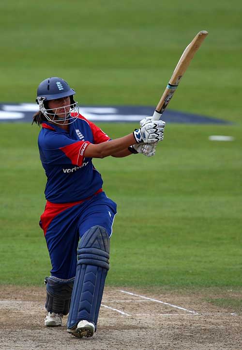 Jenny Gunn swings across the line | ESPNcricinfo.com