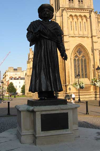 A statue of Raja Ram Mohun Roy in Bristol | ESPNcricinfo.com