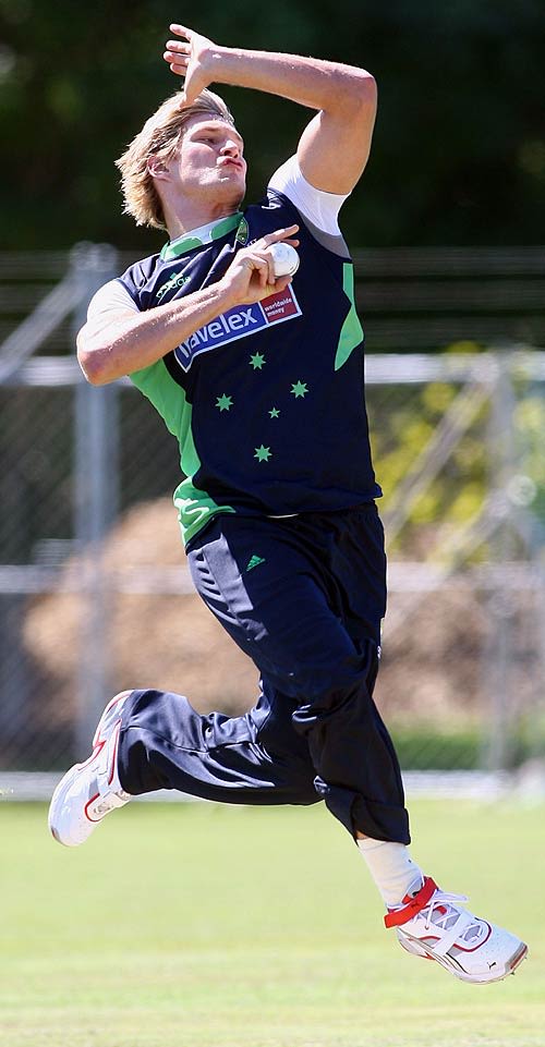 Shane Watson in action at the Allan Border Field | ESPNcricinfo.com