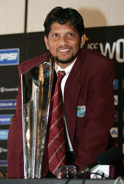 Ramnaresh Sarwan at a press conference in Johannesburg | ESPNcricinfo.com