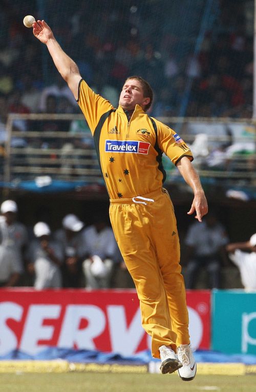 James Hopes goes airborne to prevent a run | ESPNcricinfo.com