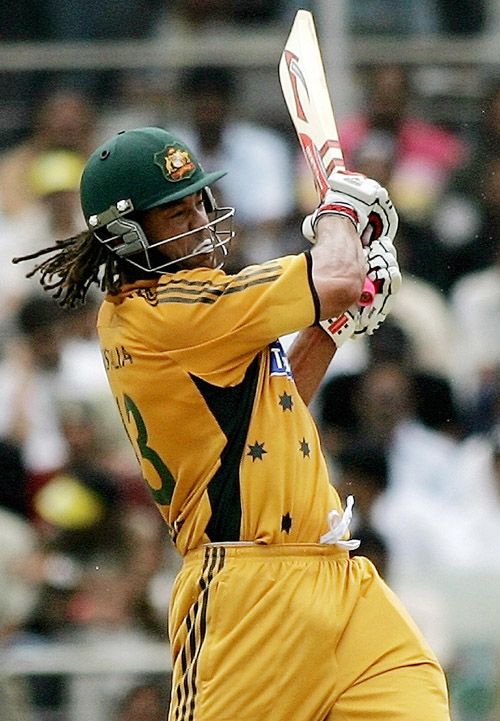 Andrew Symonds smashes one of five sixes during his 89 | ESPNcricinfo.com