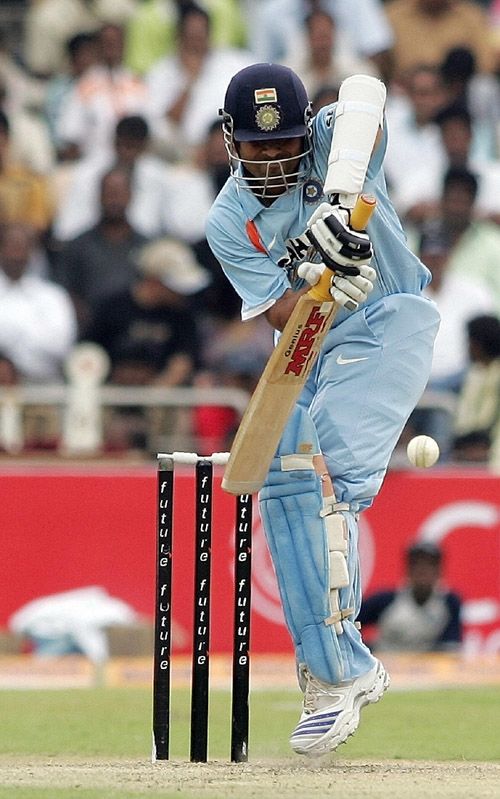 Sachin Tendulkar plays one off the back foot | ESPNcricinfo.com