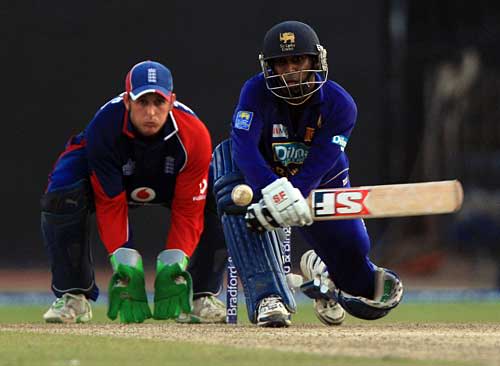 Chamara Silva brings out the reverse sweep during his 67 | ESPNcricinfo.com