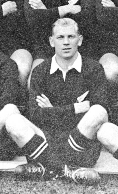 Eric Tindill pictured on the 1935-36 All Blacks tour of Britain ...