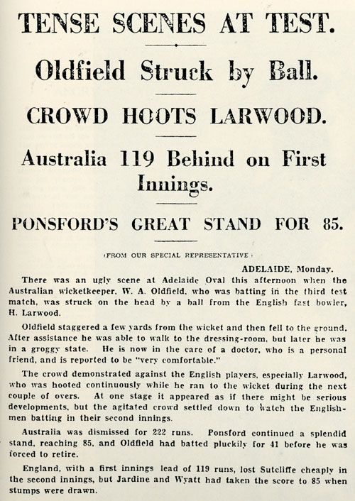 Newspaper coverage of the third day of the Adelaide Test | ESPNcricinfo.com