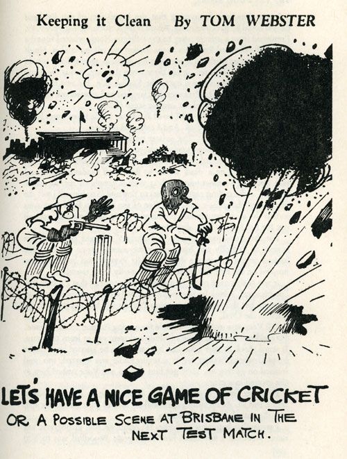 Tom Webster in The Daily Express with a view of Bodyline | ESPNcricinfo.com