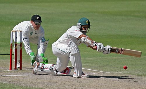 Ashwell Prince gets in position to sweep | ESPNcricinfo.com