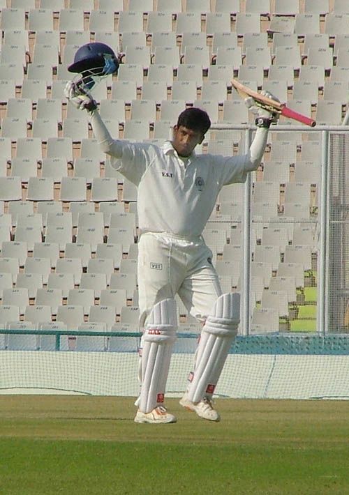 Daniel Manohar celebrates his eighth first-class hundred | ESPNcricinfo.com
