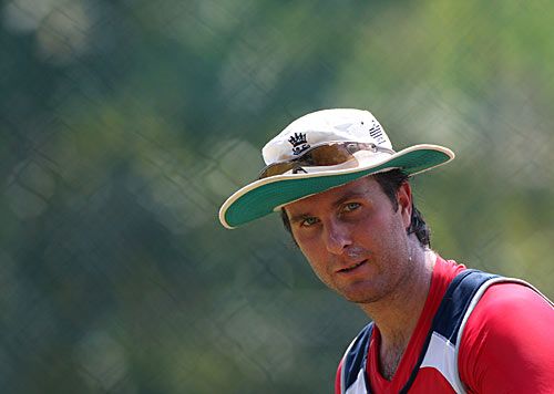 Michael Vaughan wears a determined look on his face | ESPNcricinfo.com