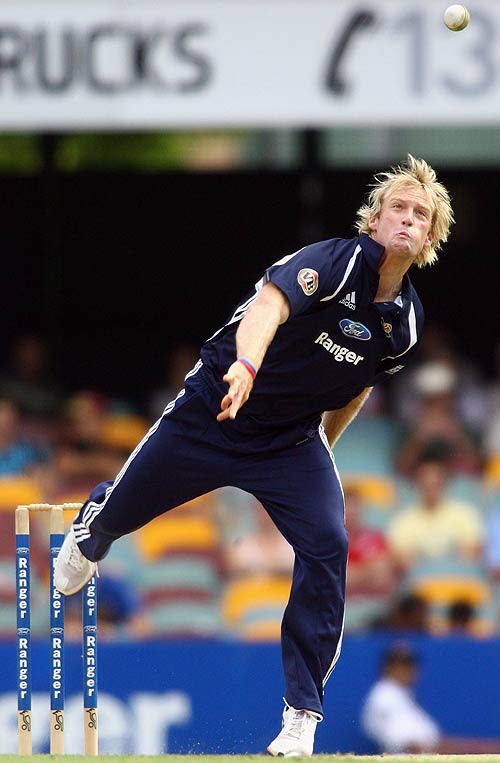 Cameron White sends down a delivery | ESPNcricinfo.com