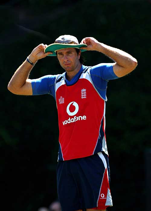 Michael Vaughan wasn't giving anything away about England's team ...