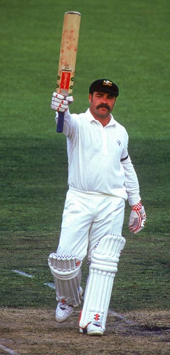 David Boon celebrates after scoring a century | ESPNcricinfo.com