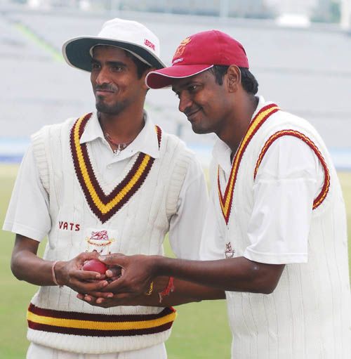 Basanth Mohanty and Debasis Mohanty claimed six wickets between them ...