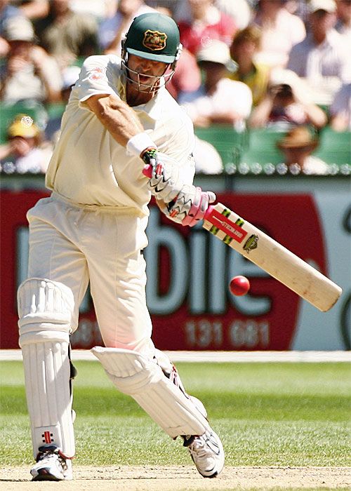 Matthew Hayden muscled his way to 47 before holing out | ESPNcricinfo.com