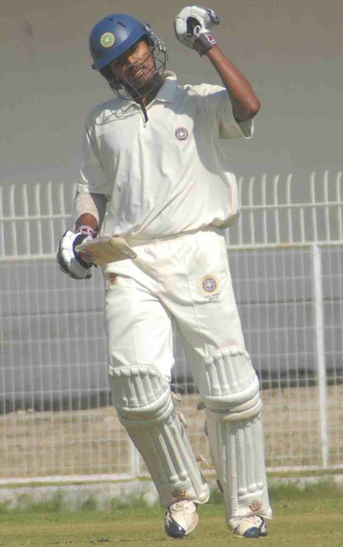 Kerala's Antony Sebastian is delighted on reaching his fifty ...