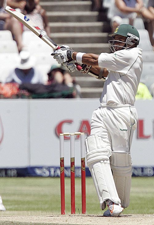 Ashwell Prince goes on the pull during his fighting innings ...