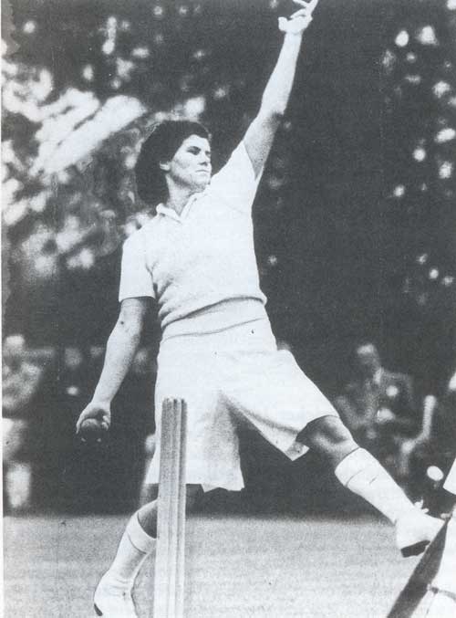 Betty Wilson bowls | ESPNcricinfo.com