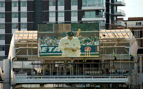 A new scoreboard being tested at Lord's | ESPNcricinfo.com