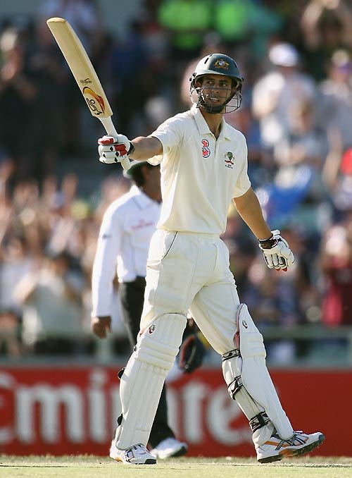 Mitchell Johnson acknowledges his maiden Test half-century ...