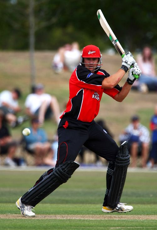 Peter Fulton guides the ball square en route to his 31 | ESPNcricinfo.com