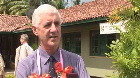 Mike Brearley pictured in MCC's Legacy of the Tsunami Match film ...