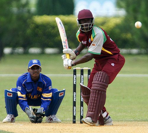West Indies' Kyle Corbin in action against Sri Lanka | ESPNcricinfo.com