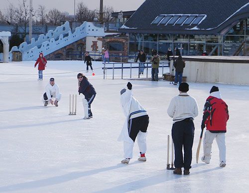 Action from the Ice Cricket World Cup in Riga | ESPNcricinfo.com