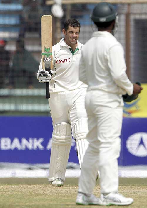 Neil McKenzie celebrates his first double-century | ESPNcricinfo.com