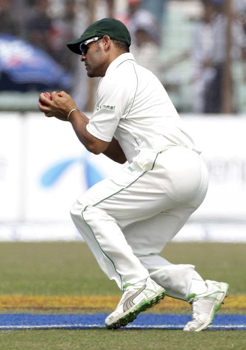 Ashwell Prince holds on a catch offered by Abdur Razzak | ESPNcricinfo.com