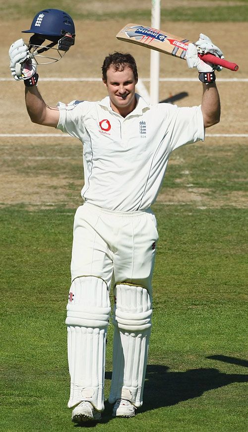 Andrew Strauss celebrates his 11th Test century | ESPNcricinfo.com