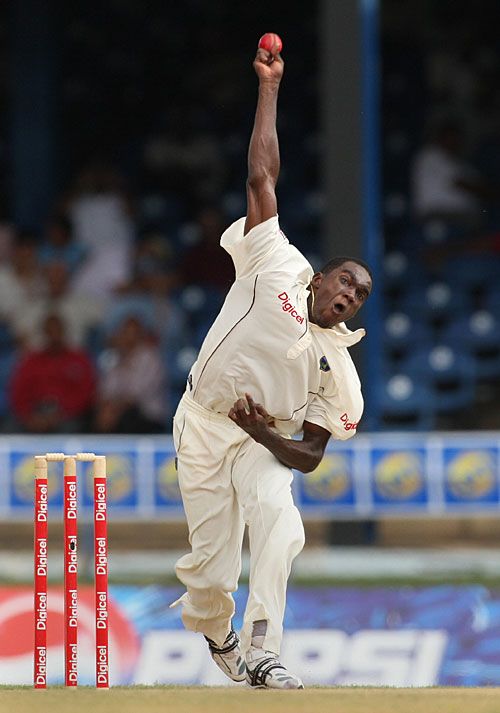 Jerome Taylor in action at the Queen's Park Oval | ESPNcricinfo.com