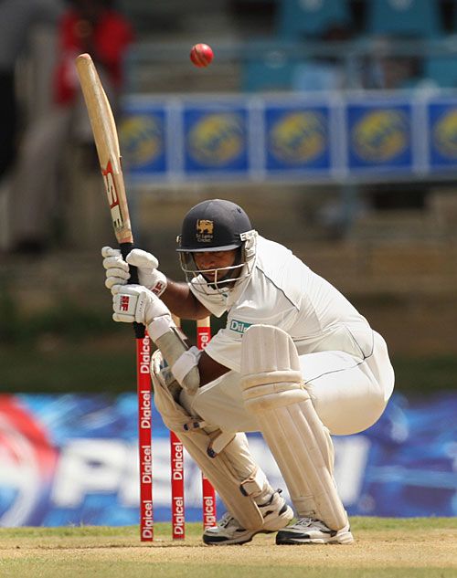 Chamara Silva ducks under a bouncer | ESPNcricinfo.com