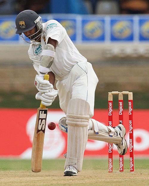 Chamara Silva flicks during his half-century | ESPNcricinfo.com