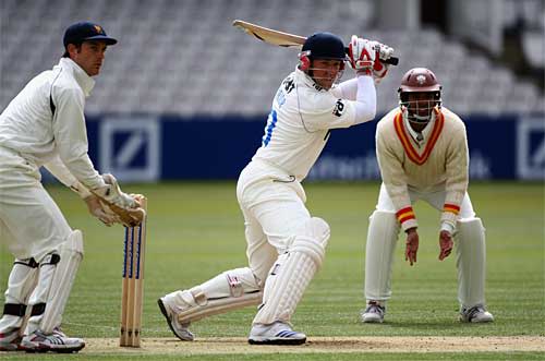 Matt Prior drives during his 44 | ESPNcricinfo.com