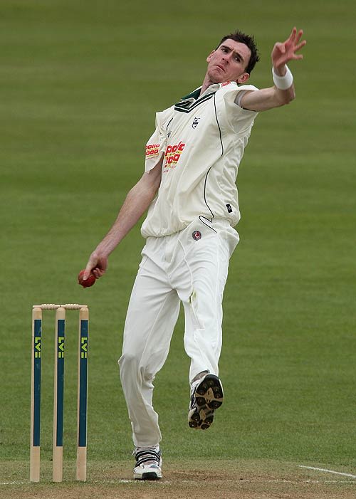 Steve Magoffin sends down a delivery | ESPNcricinfo.com