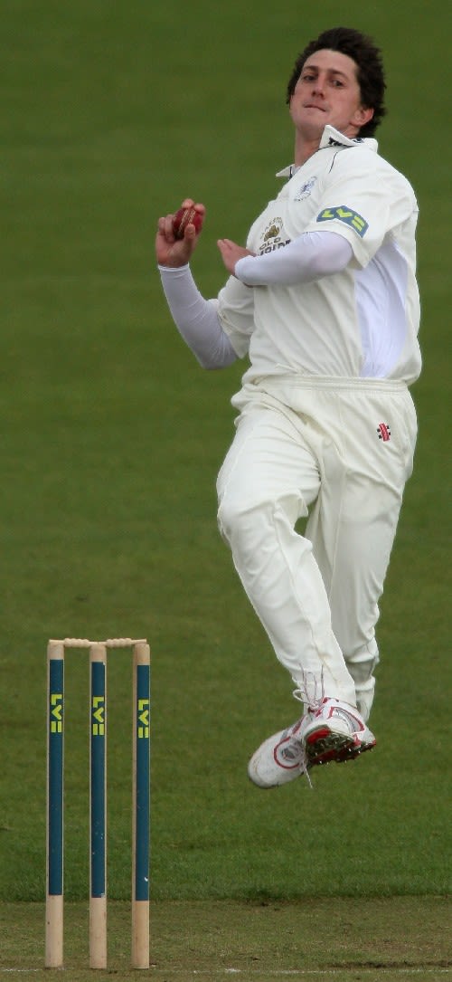 Jon Lewis runs in to bowl | ESPNcricinfo.com
