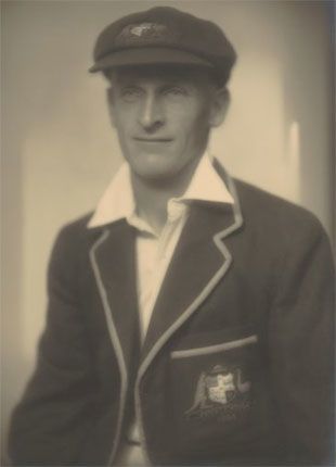 Clarrie Grimmett portrait | ESPNcricinfo.com