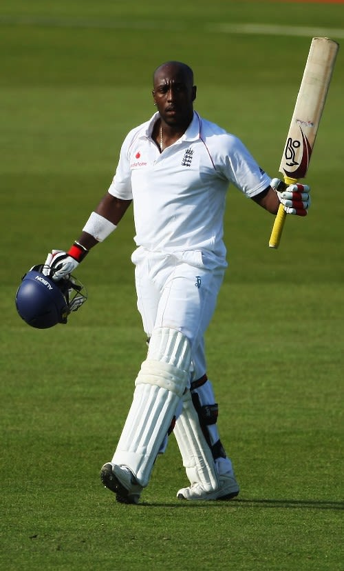 Michael Carberry celebrates his century | ESPNcricinfo.com